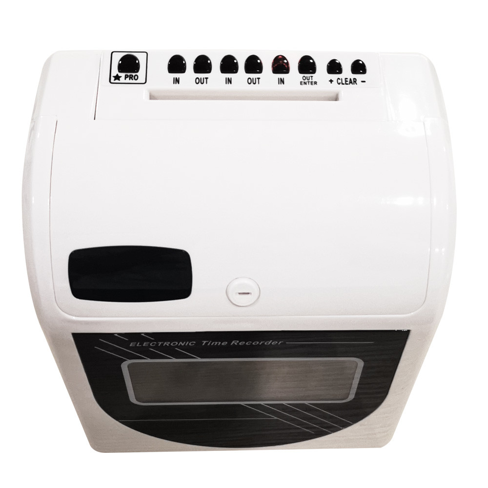 LCD Display Digital Time Recorder Punch Card Time Recorder For Employee ...
