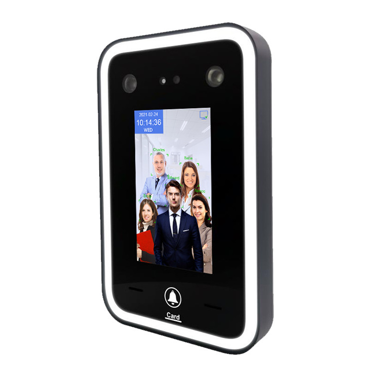 AI 4.3 Inch Face Detection Access Control System RFID Card Attendance ...